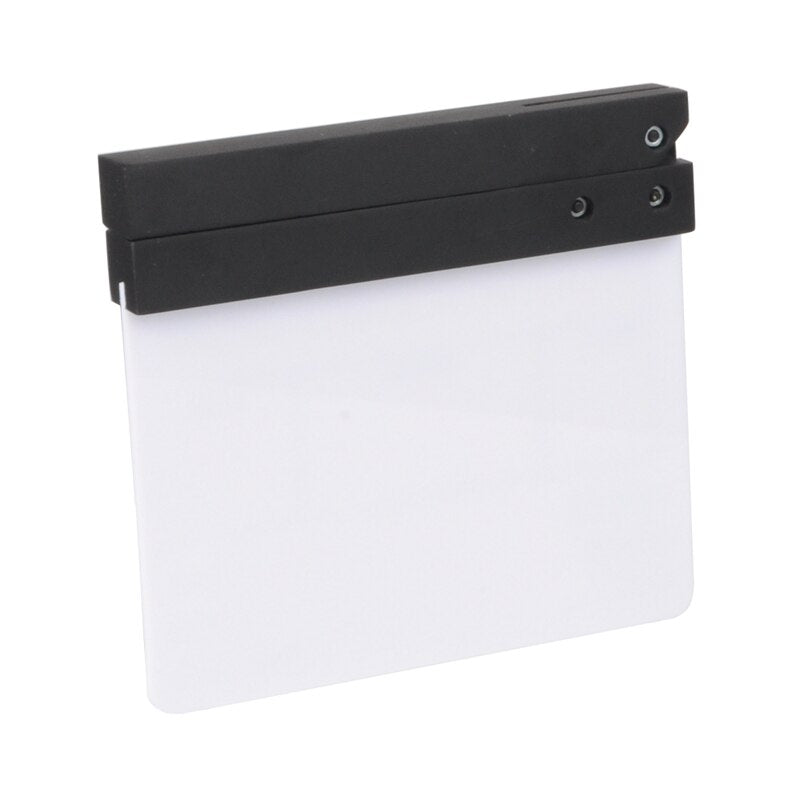 Mini Claqueta de acrílico Blanca – R7D Store